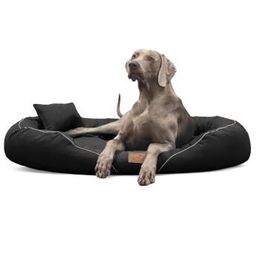 tierlando TIFFANY Couture - Orthop&auml;disches Hundebett braun 1,45 m, 20 cm, 1,05 m