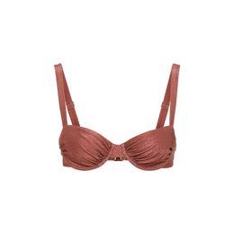 Lscn By Lascana Bikini Top female Brown size 44