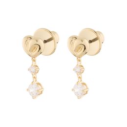 Swarovski Ohrringe Damen Gr&ouml;&szlig;e One Size gold
