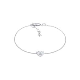 Elli DIAMONDS Bracelet 'Heart' female Silver size 16