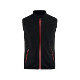 BLAKL&Auml;DER Blakl&auml;der Softshell Weste Service Plus, schwarz / rot, Unisex-Gr&ouml;&szlig;e: XL (385025169956XL)