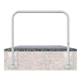 Schake Abweiseb&uuml;gel &Oslash; 60mm, Breite 1000 mm, H&ouml;he &Uuml;berflur 1000 mm, ohne Querholm, herausnehmbar + Dreikantverschlu&szlig; incl. Bodenh&uuml;lsen (465_10F)