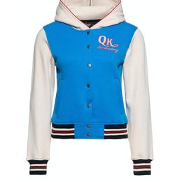Queen Kerosin Between-Season Jacket 'Wonder Woman' female Blue size L