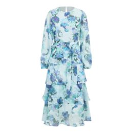 Coast Kleid Damen Gr&ouml;&szlig;e 42 blau / hellblau / smaragd / orchidee Winterkleid