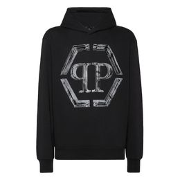 Philipp Plein Sweatshirt 'Hexagon' male Black size L