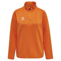 Hummel Sportsweatshirt Damen Gr&ouml;&szlig;e XL orange / wei&szlig;