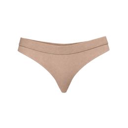 Albero Natur Thong 'Damen Bio Baumwoll String High Waist' female Brown size M