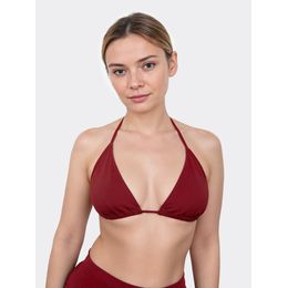 MyLily Bikini Top 'Triangel Bikini Oberteil | Schwarz' female Red size M