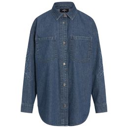 Gina Benotti Damen Jeanshemd mit Stickerei