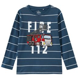 Topolino Jungen Langarmshirt mit Feuerwehr-Motiv