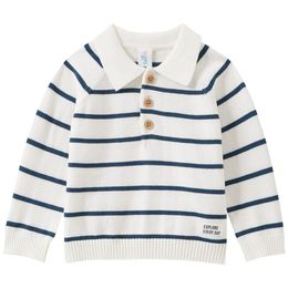 Topomini Baby Strickpullover mit Polo-Kragen