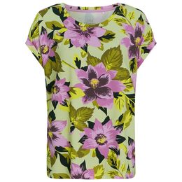 Gina Benotti Damen T-Shirt mit Blumen-Print