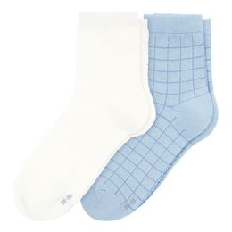 Gina Benotti 2 Paar Damen Socken mit Struktur