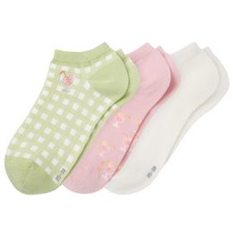 Gina Benotti 3 Paar Damen Sneaker-Socken im Set
