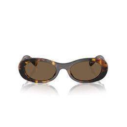Miu Miu Sunglasses 'Marrone Scuro Donna' female Brown size 50
