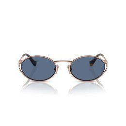 Miu Miu Sunglasses 'Blu Scuro Donna' female Gold size 54