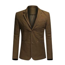 YOUTHUP Suit Jacket male Brown size XS
