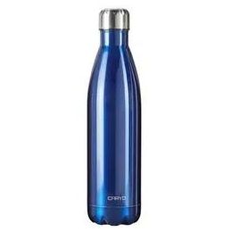 CARYO Wasserflasche aus Edelstahl in blau