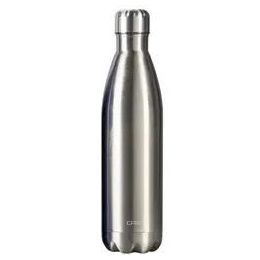 CARYO Wasserflasche aus Edelstahl in silber