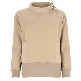 cherie Golf Damen Round Fleece Pullover camel