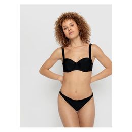 LSCN BY LASCANA B&uuml;gel-Bikini-Top 'Gina' schwarz Gr. 42 Cup D. Mit B&uuml;gel. Nachhaltig.