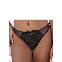 Lascana String schwarz Gr. 36/38 f&uuml;r Damen. Figurbetont