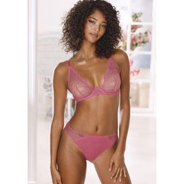 Lascana Tanga 'Gianna' pink Gr. 32/34 f&uuml;r Damen
