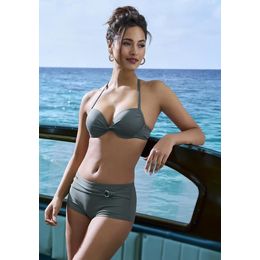 Lascana Bikini-Hotpants 'Italy' gr&uuml;n Gr. 44. Mit Zierg&uuml;rtel