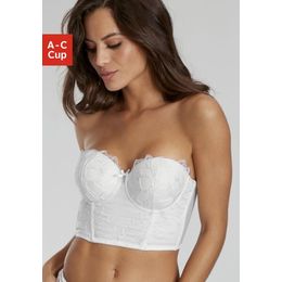 Lascana Corsage beige Gr. 80 Cup C f&uuml;r Damen