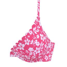 Vivance B&uuml;gel-Bikini-Top 'Leni' mehrfarbig Gr. 36 Cup A. Mit Druck. Mit B&uuml;gel