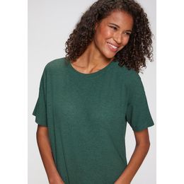 s.Oliver Pyjamaoberteil mehrfarbig Gr. 32/34 f&uuml;r Damen. Mit Rundhals. L&auml;ssig Geschnitten. Nachhaltig.