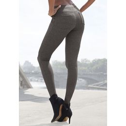 Lascana Leggings schwarz Gr. 32/34 f&uuml;r Damen. Figurbetont. Nachhaltig.