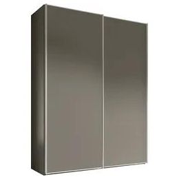 Schwebet&uuml;renschrank STAUD "Sinfonie Plus, edles Design in hochwertiger Qualit&auml;t, Made in Germany", braun (mocca), B:167cm H:222cm T:68cm, Holzwerkstoff, Schr&auml;nke, Schwebet&uuml;renschrank, Mit vier verschiedenen Ausstattungsvarianten