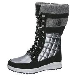 Winterboots Lico "Winterboot Signe", Damen, Gr. 39, grau, Synthetik, Schuhe Winterboots