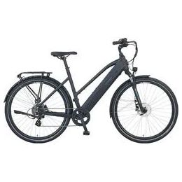 E-Bike Prophete "Entdecker 2.8" Gr. 50, schwarz (schwarz matt, schwarz), Elektrofahrr&auml;der, 50cm, 28 Zoll (71,12cm), Pedelec, Elektrofahrrad f&uuml;r Damen