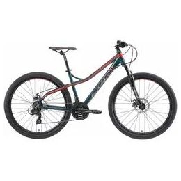 Mountainbike Bikestar Gr. 43, gr&uuml;n, Fahrr&auml;der, 43cm, 27,5 Zoll (69,85cm), f&uuml;r Damen und Herren, Kettenschaltung