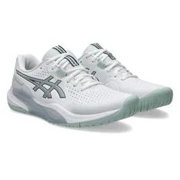Tennisschuh asics "GEL-CHALLENGER 15", Herren, Gr. 44, wei&szlig; (wei&szlig;, lichen rock), Synthetik, Schuhe, All-Court-Schuh f&uuml;r alle Untergr&uuml;nde