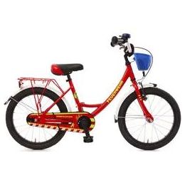 Kinderfahrrad Bachtenkirch "18" Feuerwehr" Gr. 31, rot (rot, rot), Fahrr&auml;der, Kinder, 31cm, 18 Zoll (45,72cm)