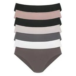 Jazz-Pants Slips Vivance, Damen, Gr. 40/42, bunt (braun, wei&szlig;, grau, puder, schwarz, rosa), Single Jersey, Obermaterial: 95% Baumwolle, 5% Elasthan, unifarben, bequem, Unterhosen, in frischen und gedeckten Farben