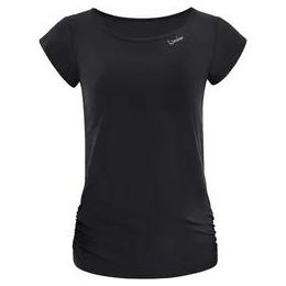 Sporttop WINSHAPE "AET130LS", Damen, Gr. XL, schwarz, 85% Polyester, 15% Elasthan, Rundhals, Tops Sporttop, Functional Soft and Light
