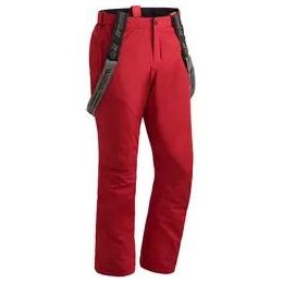 Skihose Maier Sports "JOSCHO", Herren, Gr. 54, Normalgr&ouml;&szlig;en, rot, 100% Polyester, Hosen Skihose, Herren Schneehose atmungsaktiv und wasserdicht Regular Fit