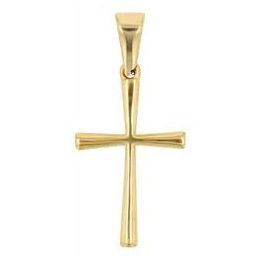 Adelia&acute;s Kettenanh&auml;nger ADELIA ́S "stilvoller Kreuz Anh&auml;nger aus Edelstahl", gold, Schmuckanh&auml;nger, Damen, Edelstahl, Kettenanh&auml;nger