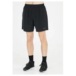 Shorts Endurance "Kros", Herren, Gr. S, EURO-Gr&ouml;&szlig;en, schwarz, 95% Polyester, 5% Elasthan, unifarben, kurz, Hosen Shorts, mit praktischem Dehnbund
