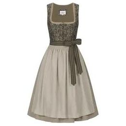 N&uuml;bler Dirndl N&Uuml;BLER "Dirndl midi Gina", Damen, Gr. 34, EURO, gr&uuml;n (oliv), Obermaterial: 100% Polyester PES., Kleider