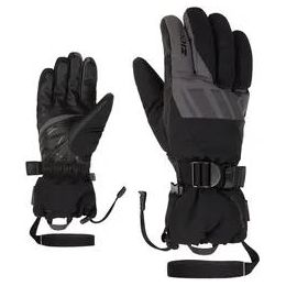 Skihandschuhe Ziener "GHALION-Z AS glove man", Damen, Gr. 7.5, schwarz.magnet, Materialmix, Handschuhe