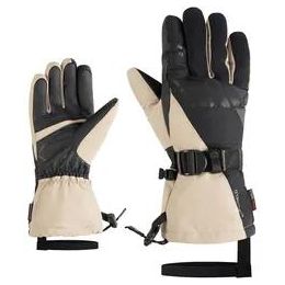 Skihandschuhe Ziener "GHALION-Z AS glove man", Herren, Gr. 10.5, schwarz.sandstone, Materialmix, Handschuhe