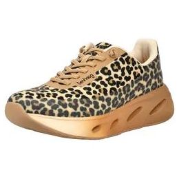 Sneaker TENHAAG "Tenhaag Sneaker Mesh", Damen, Gr. 39, leopard, Textil, Schuhe Sneaker