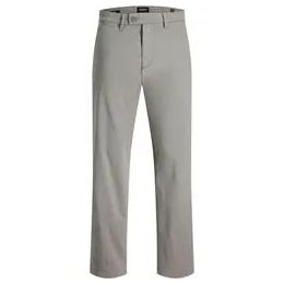 Jack & Jones Chinohose JACK & JONES "JPSTKANE HANK CHINO BF", Herren, Gr. 32, L&auml;nge 32, charcoal gray, Web, Obermaterial: 73% Baumwolle, 24% Polyester, 3% Elasthan, unifarben, relaxed fit kn&ouml;chellang, Hosen Chinohose
