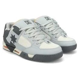 Sneaker DC Shoes "DC Command", Herren, Gr. 13(47), grau, dunkelgrau, orange, Obermaterial:50.46% Leder, 49.54% Synthetikmaterial;, Schuhe Sneaker