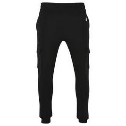Stoffhose Just Rhyse "Just Rhyse Herren Huaraz Sweat Pants", Herren, Gr. S, US-Gr&ouml;&szlig;en, schwarz, 70% Baumwolle, 30% Polyester, unifarben, skinny fit, Hosen Stoffhose